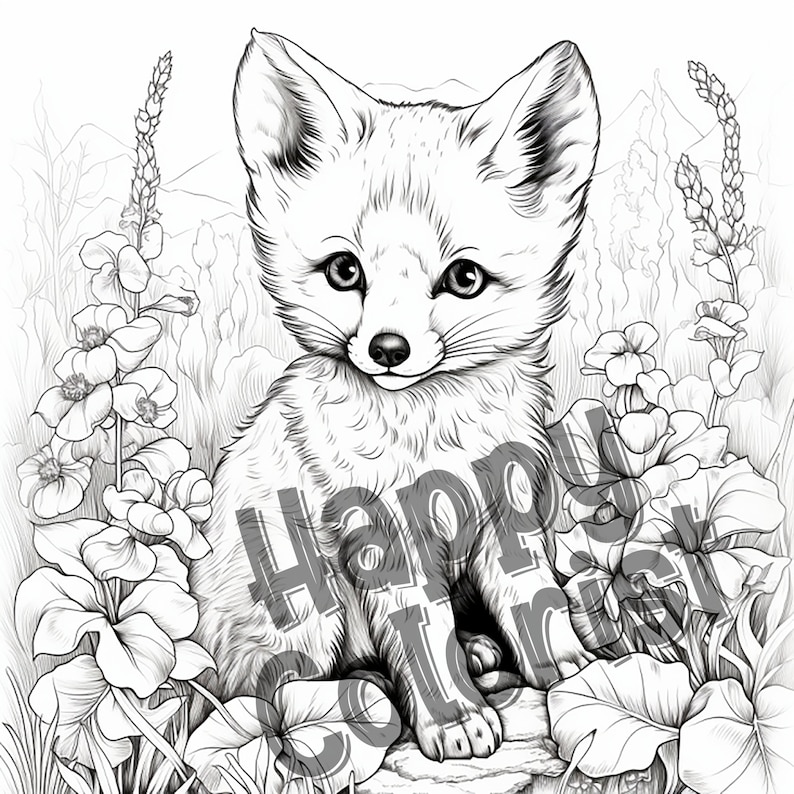 Baby Fox Coloring Pages: Discover the Charm of the Forest With Our ...