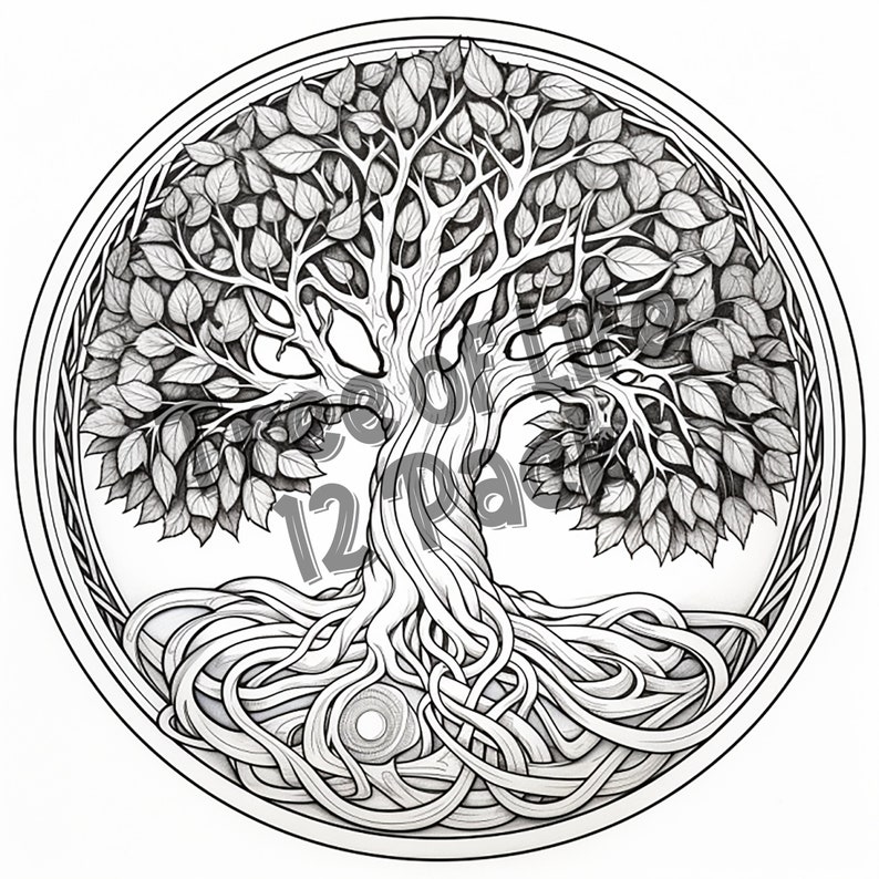 Fun Tree of Life Coloring Sheets: Color and Learn About Nature's Magic ...