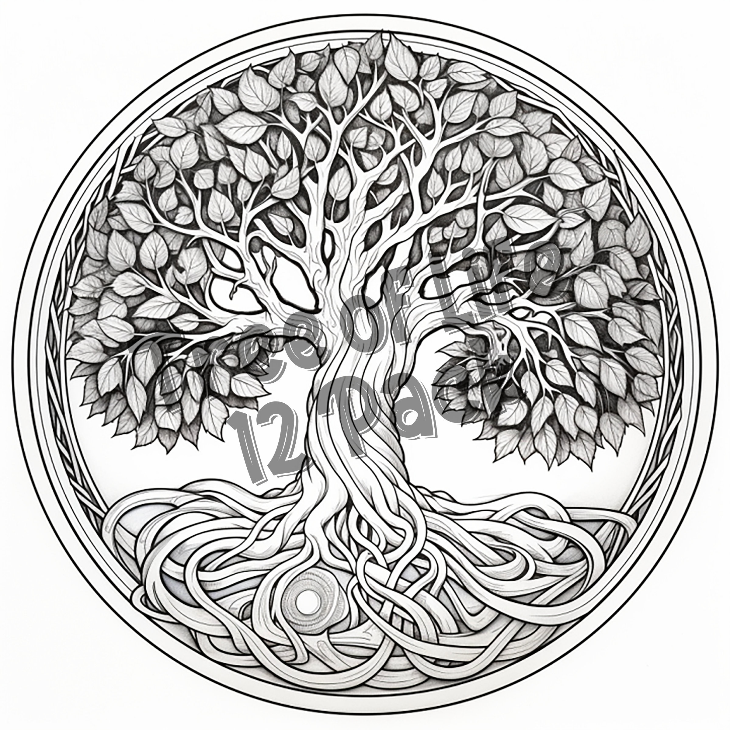 Fun Tree of Life Coloring Sheets: Color and Learn About Nature's Magic ...