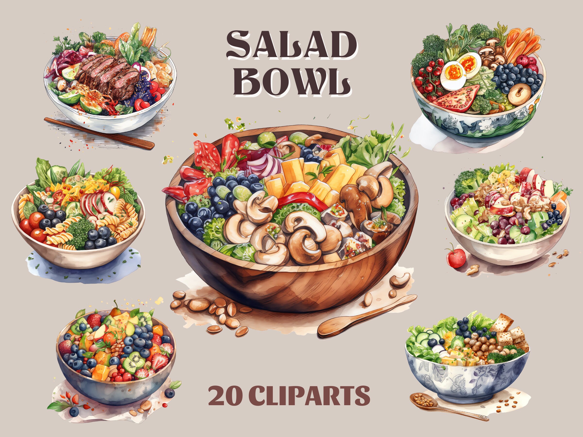 Clipart Salad