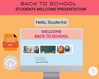 Editable Back to School Night Powerpoint Presentation | Meet the ...