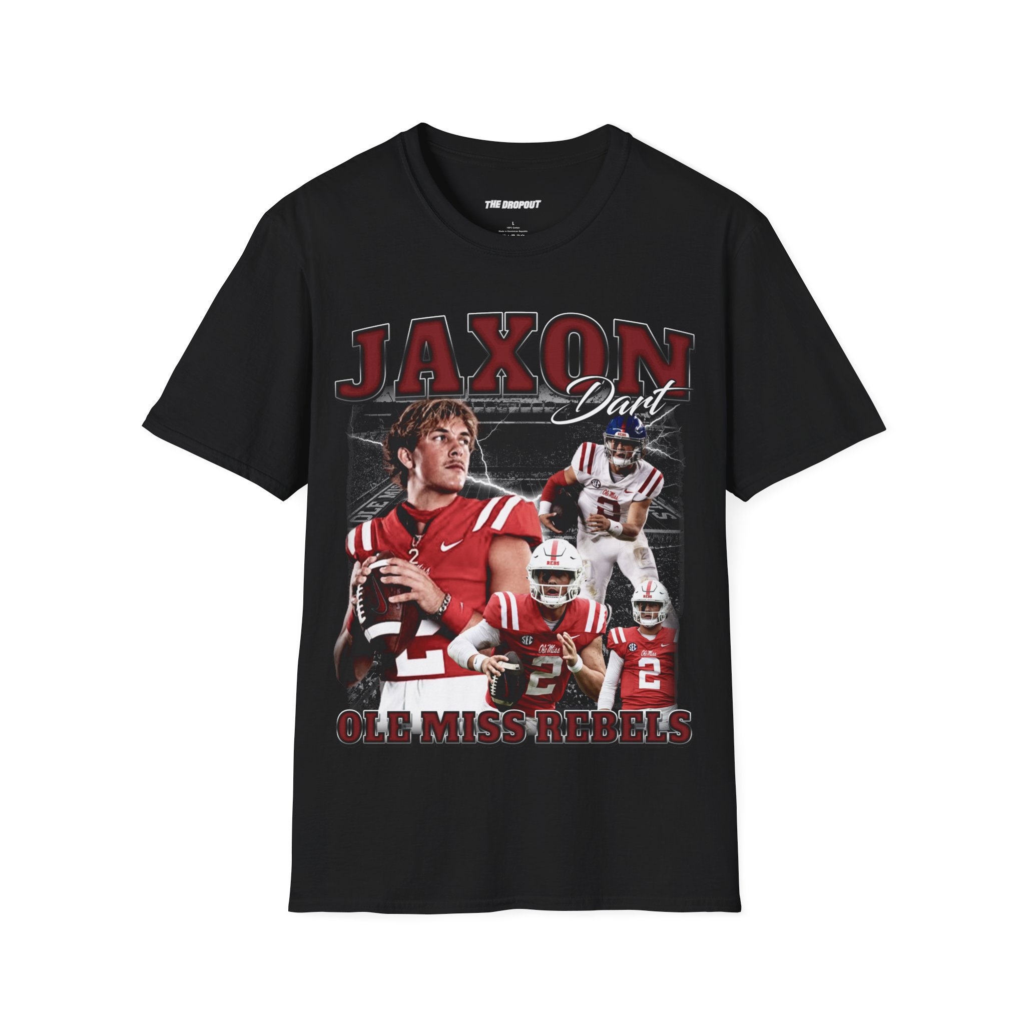Ole Miss Rebels, Jaxon Dart T-shirt, Jaxon Dart Tee, Retro Quinn Ewers ...