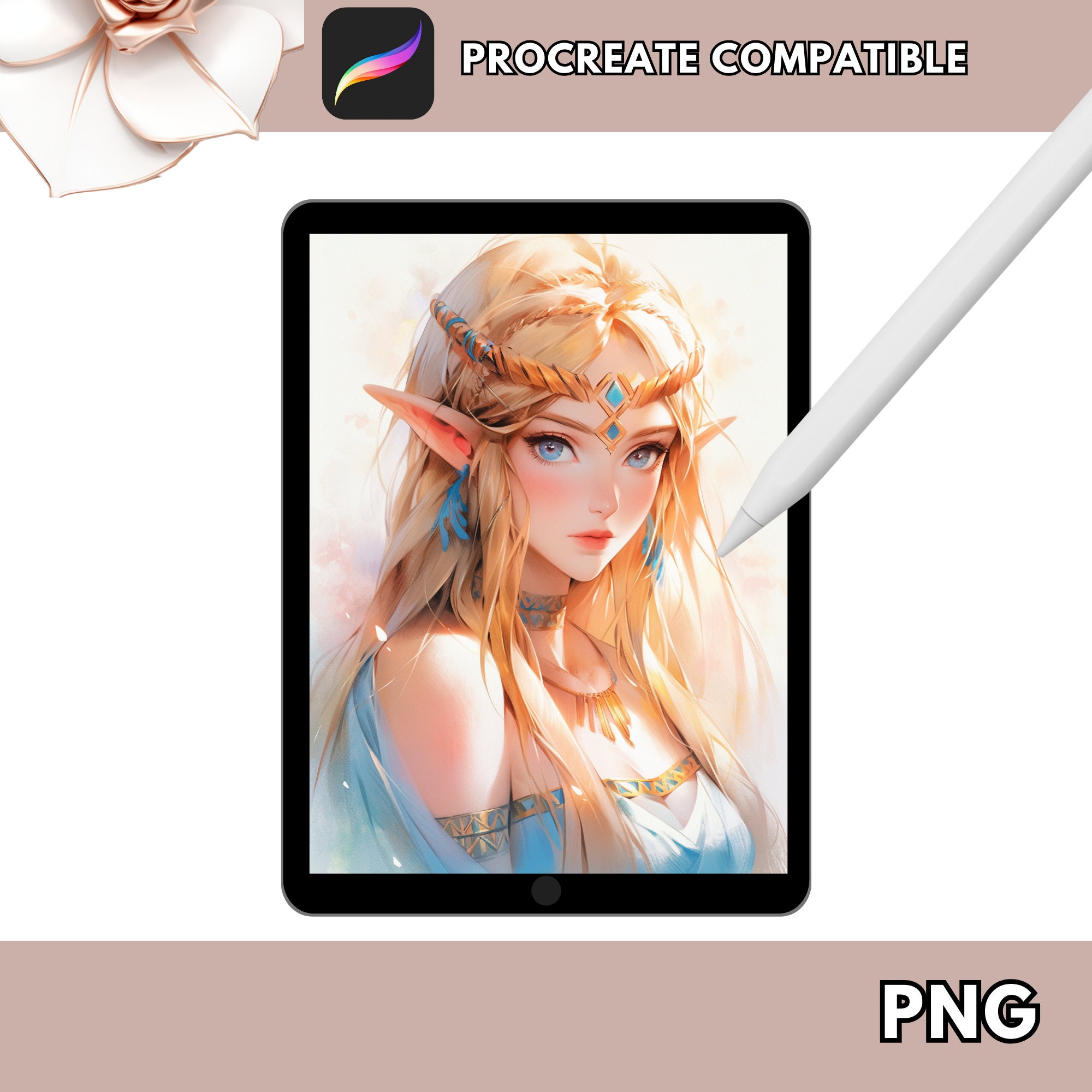 Magical Enchanted Elf Fairy Realistic Grayscale MEGA Bundle Fantasy ...