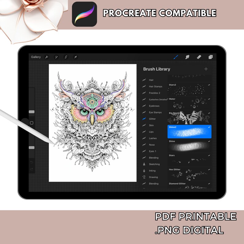 Adult Coloring Pages Printable Grayscale Owl Coloring Pages Detailed ...