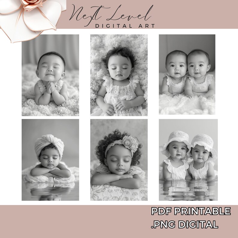 Babies Coloring Book Pages Realistic Grayscale Adult Coloring Sheets in ...