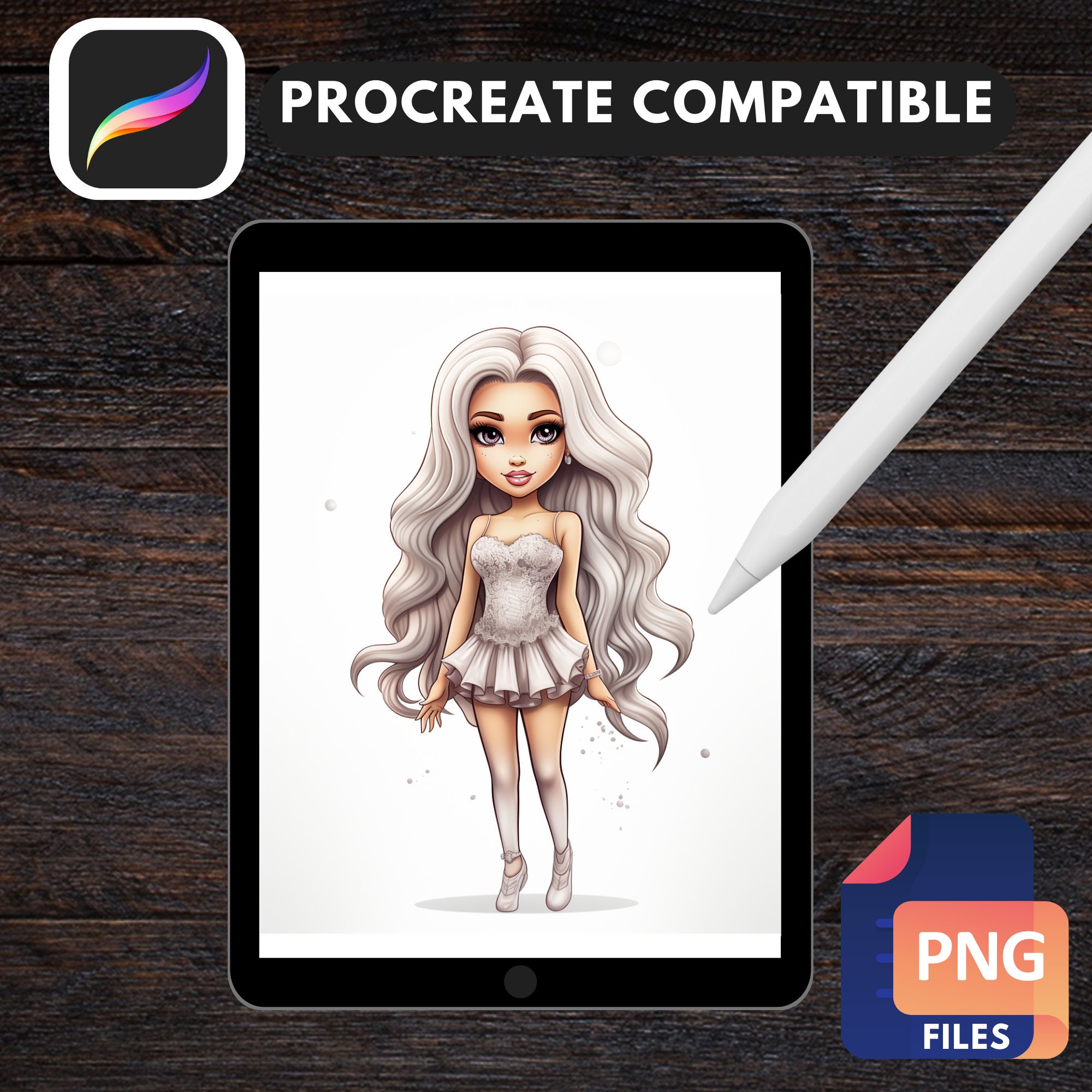Beautiful Grayscale Colouring Pages, Cute Fashion Dolls Coloring Sheet ...