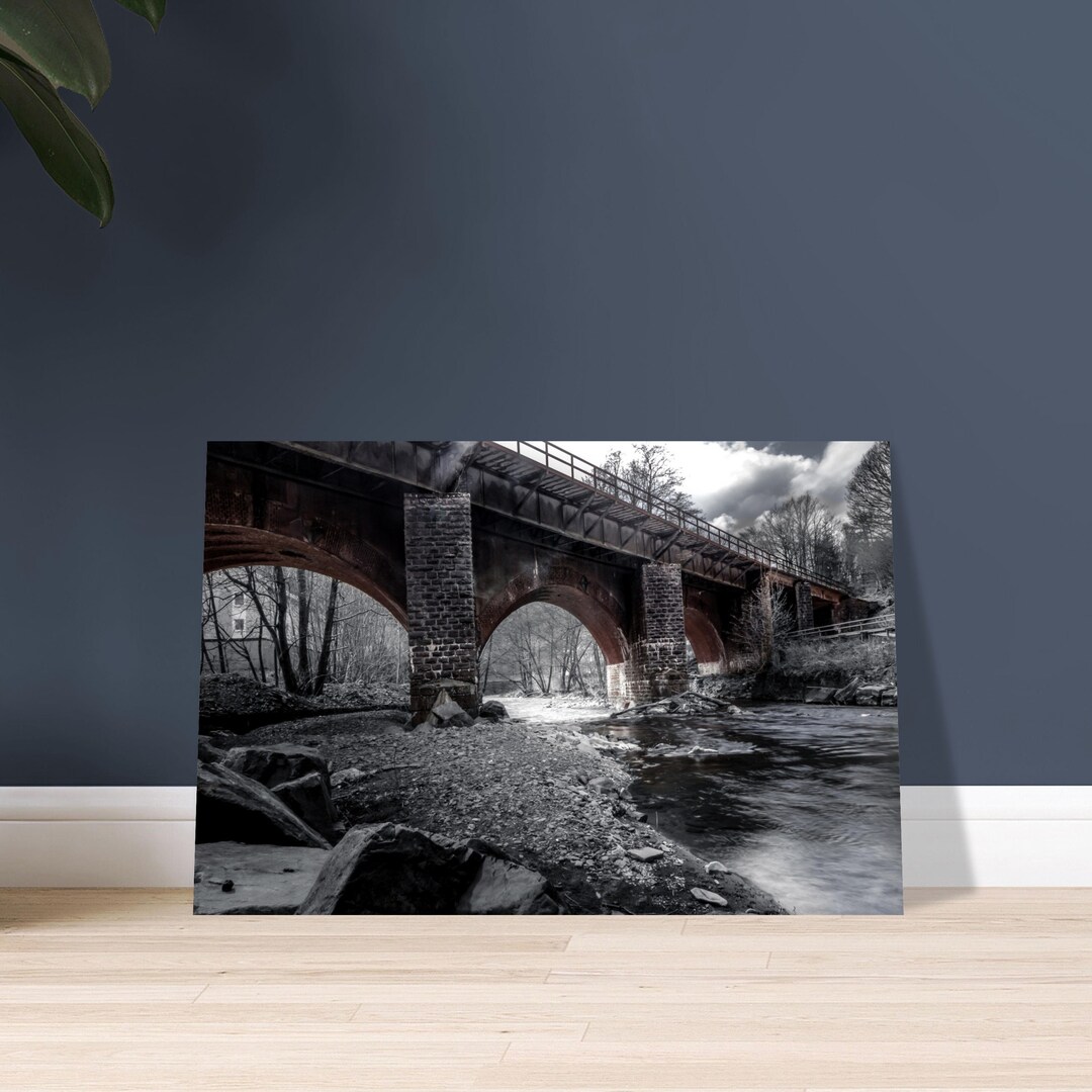Poster Architecture Mural Bridge Poster Landscape Format - Etsy