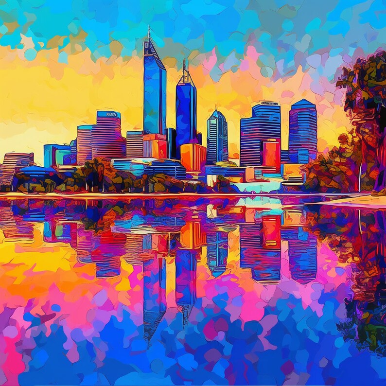 Australian Cities - Popart - Etsy