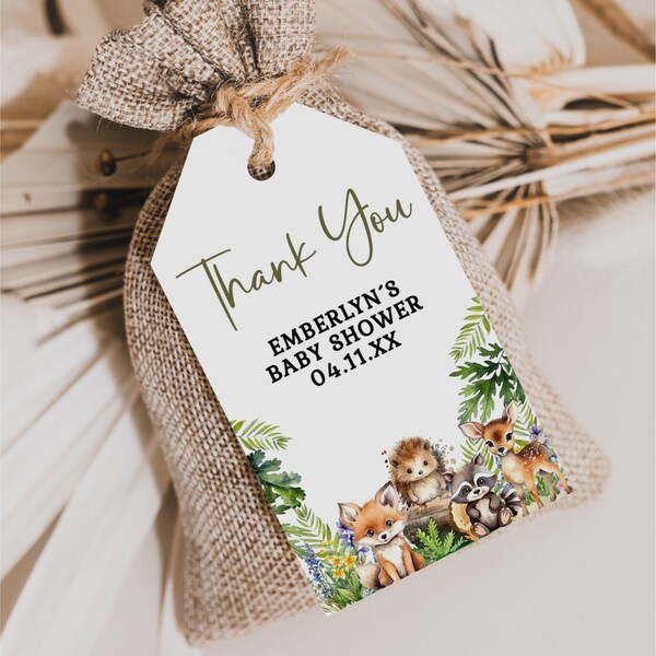 Woodland Party Favor - Etsy