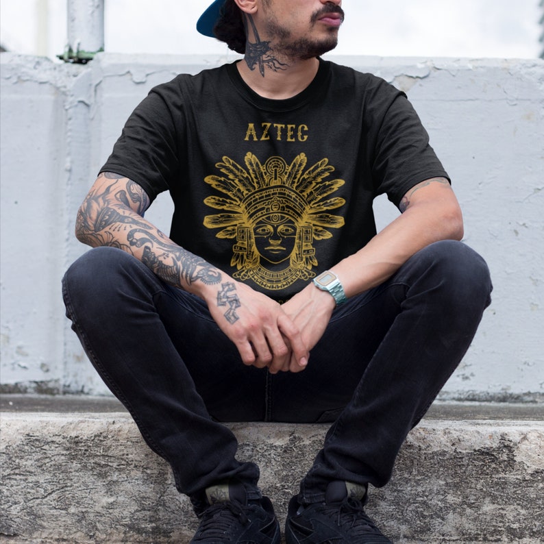 Aztec God T-shirt, Huitzilopochtli Shirt, Aztec Warrior Tee, Ancient ...