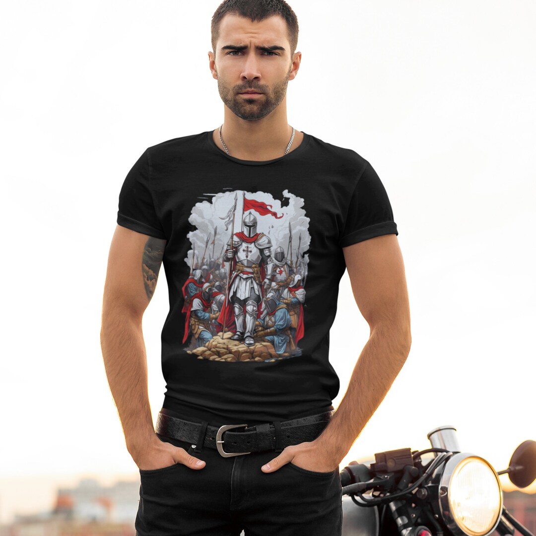 Templar T-shirt: Immerse Yourself in the Mystique of the Knights ...
