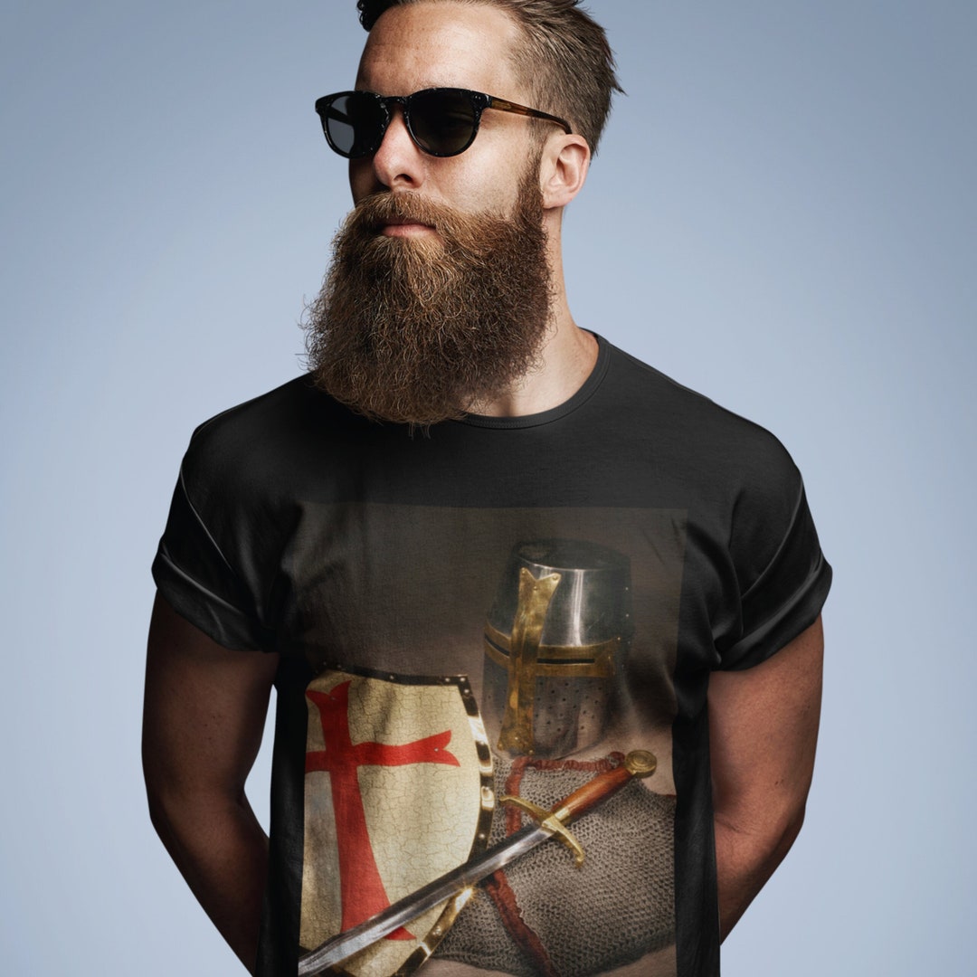 Knights Templar, the Legacy of the Warrior Monks on a Crusader Armor T ...