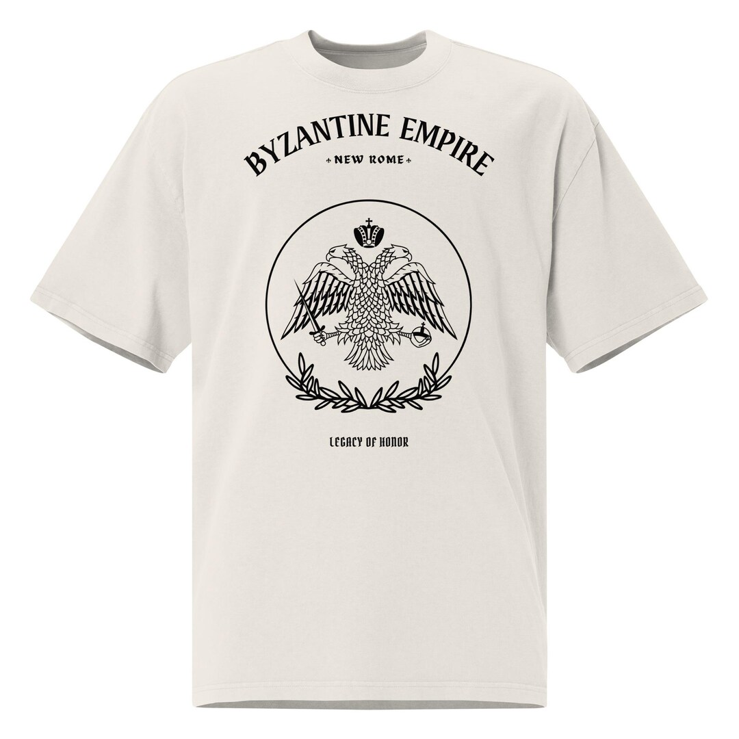 Byzantine Empire Faded Oversized T-shirt | Eastern Roman Empire Double ...