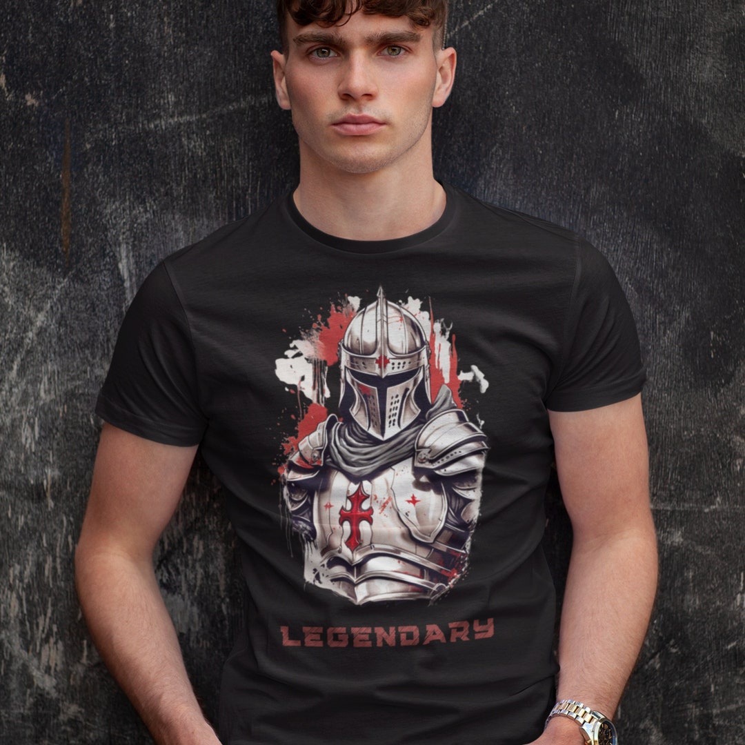 Knights Templar Tee, Epic Design, History and Courage in UNISEX Garment ...
