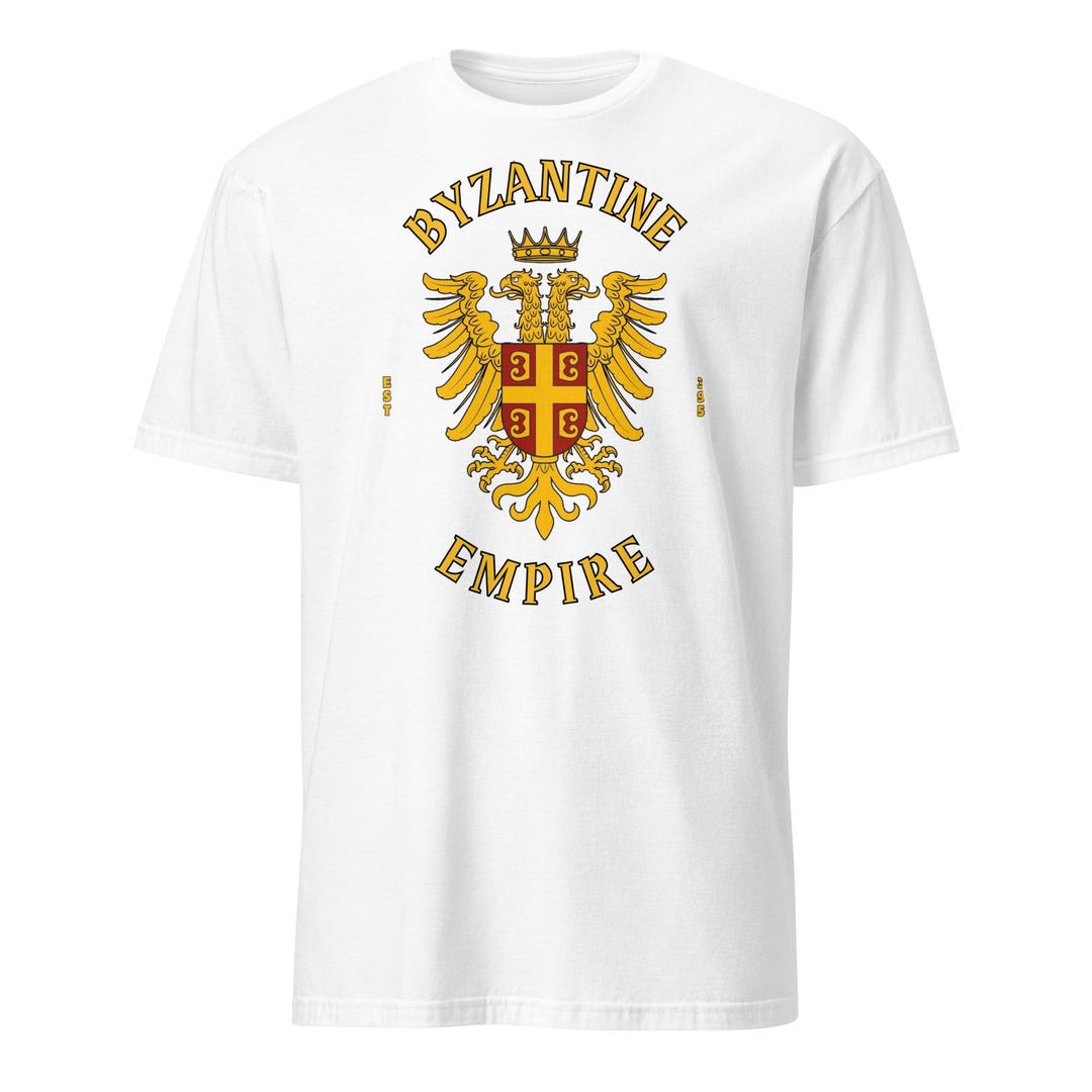 Byzantine Empire Heraldic T-shirt | Double-headed Eagle Emblem ...