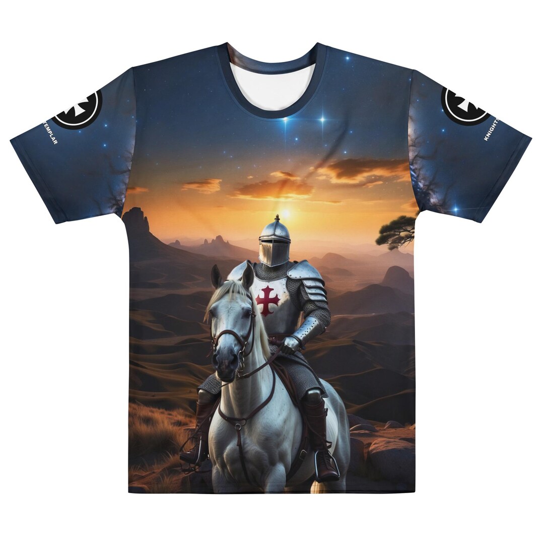 Templar Knight Medieval T-shirt | Historical Warrior Apparel for Men ...