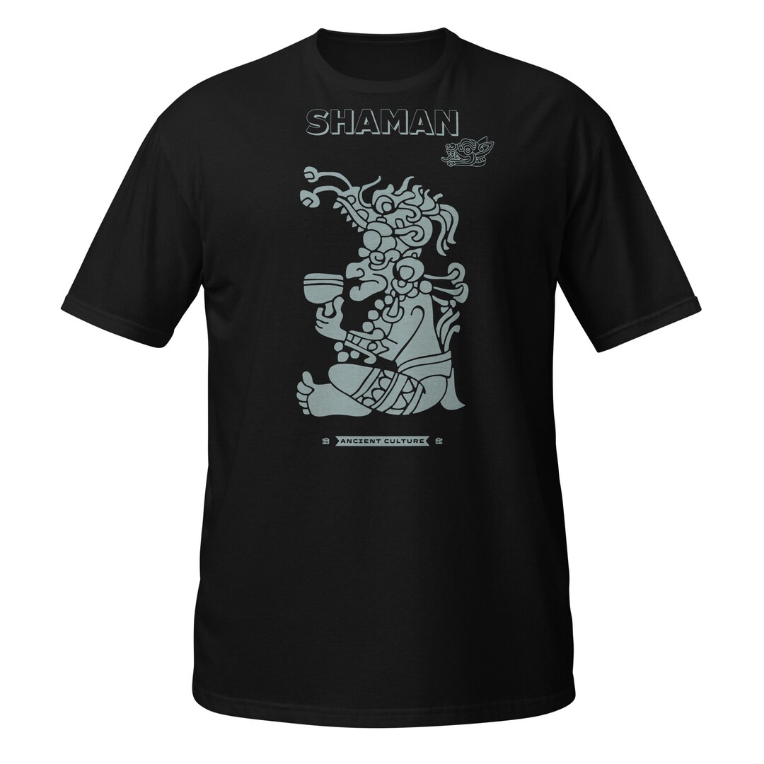 Mystical Mesoamerican Shaman T-shirt With Pre-hispanic Symbols of ...
