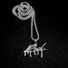 Red Chain, Silver Stainless Steel Necklace American Rapper Hip Hop ...