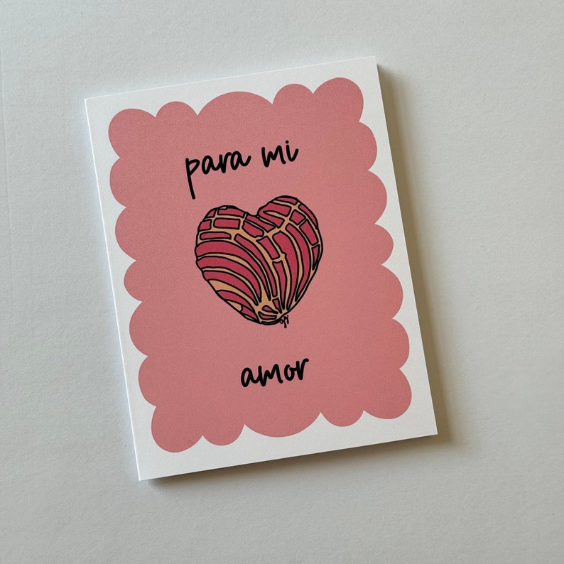 Valentines Day Card / Spanish Valentines Card / Para Mí Amor / Amor ...
