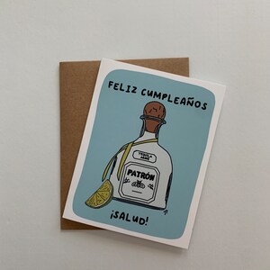 Spanish Birthday Card / Birthday Card / Patron Card / Birthday Card for ...