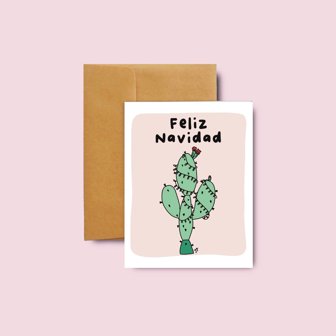 Navidad Card / Spanish Christmas Card / Navidad / Spanish Cards / Feliz ...