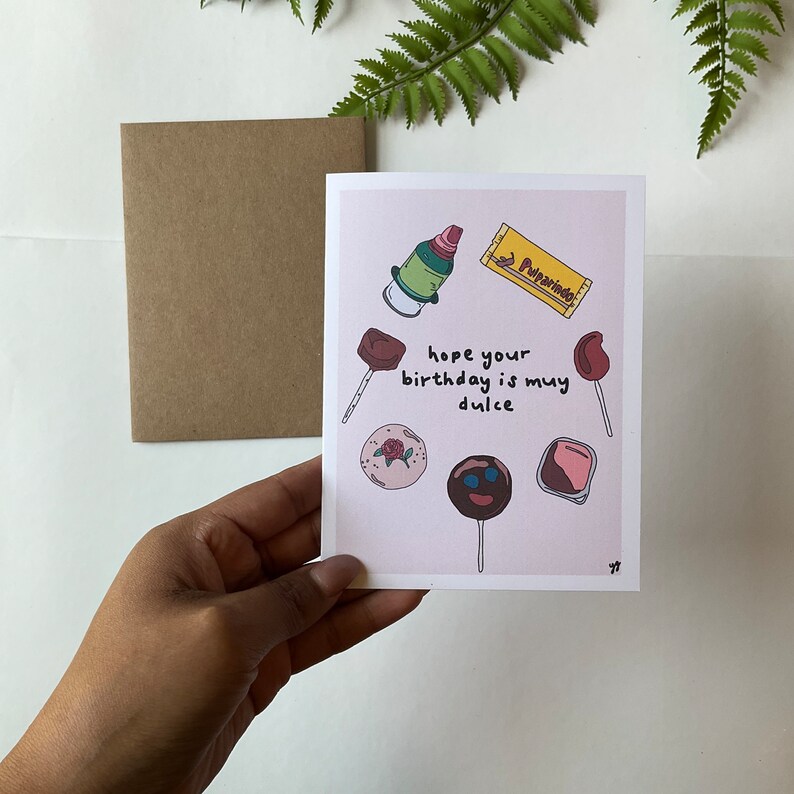 Spanish Birthday Card / Birthday Card / Mexican Candy / - Etsy