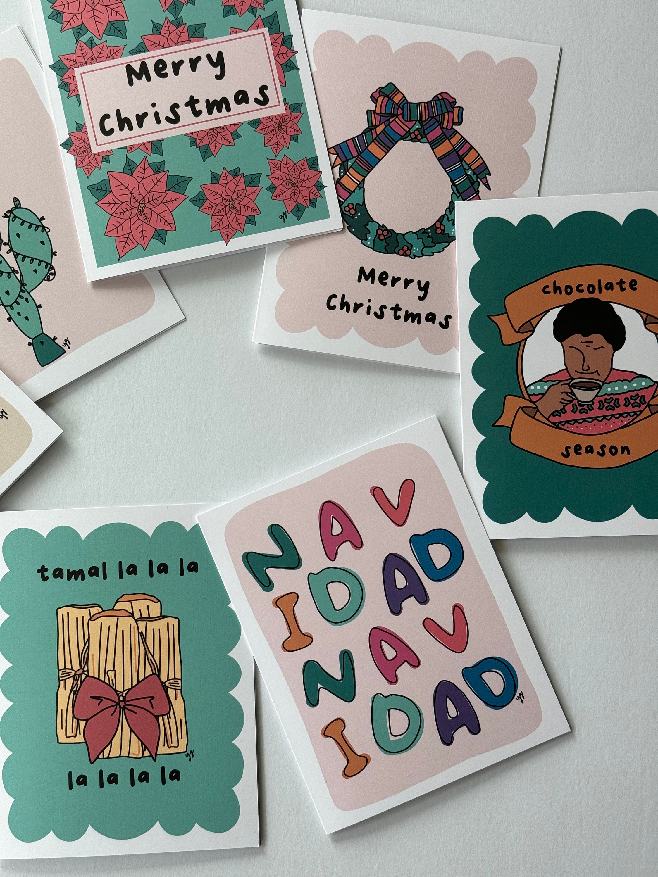 Spanish Christmas Card / Spanish Cards / Feliz Navidad / Merry - Etsy