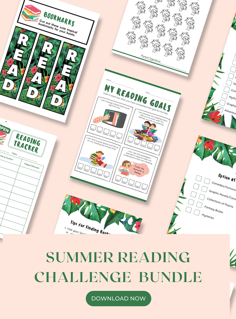 Summer Reading Challenge- 2024 - Etsy