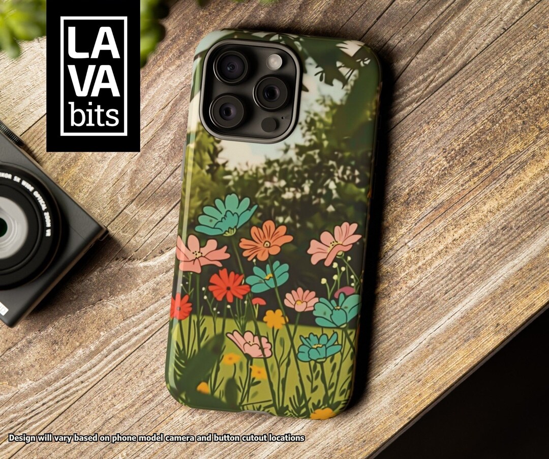 Wildflowers Animated Phone Case | for iPhone 15, iPhone 15 Pro, iPhone ...