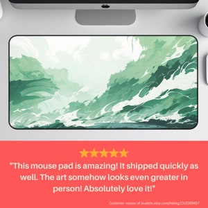 Matcha Green Desk Mat XL Mouse Pad Gaming Desk Mats Kawaii XL Mousepad ...
