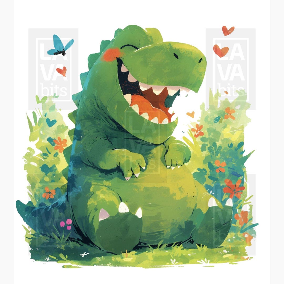 Dinosaur Hearts PNG, Trex Love PNG, Dino Valentine Png File, Sweet T ...