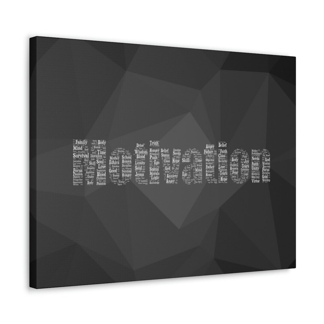 Motivational Quote Canvas/print/frame - "motivation" - Etsy