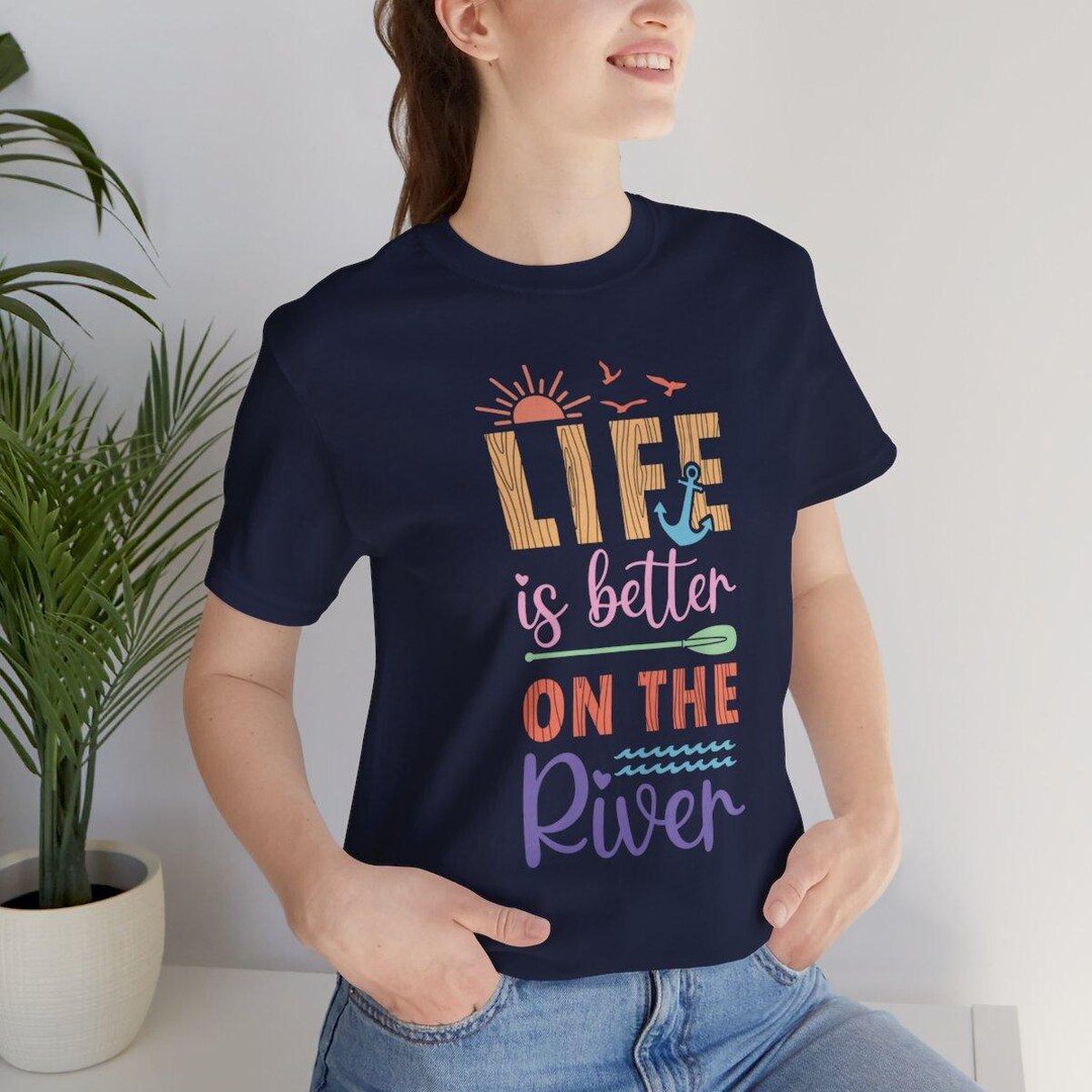 Lake Life Tee, Perfect for River Adventures, Summer Days, Lake Life T ...