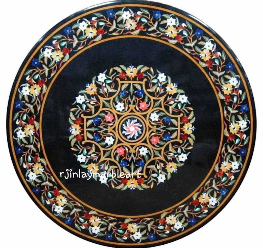 VIP Parchinkari Marble Inlay Table Top, Marble Inlay Coffee Table ...