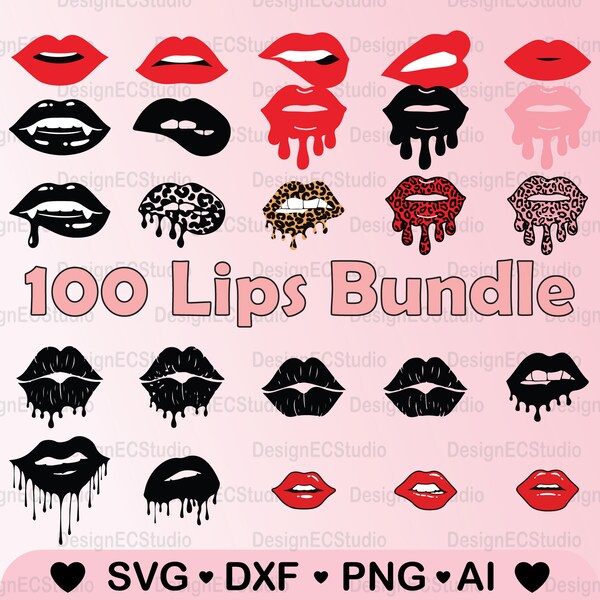 Lipstick Svg - Etsy