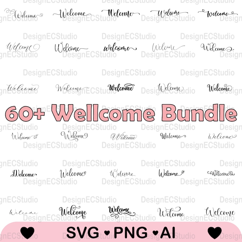 65 Welcome SVG Bundle, Welcome to Our Home Svg, Welcome-ish, Farmhouse ...