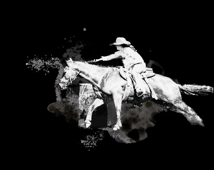 Barrel Racer Horse Dxf Svg - Etsy Canada