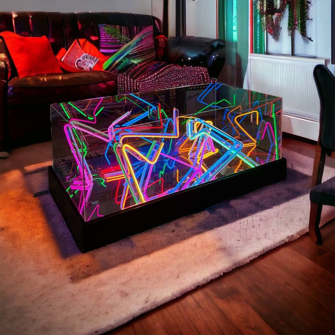 Custom Neon Table Neon Furniture Neon Decorations Led Table Coffee ...