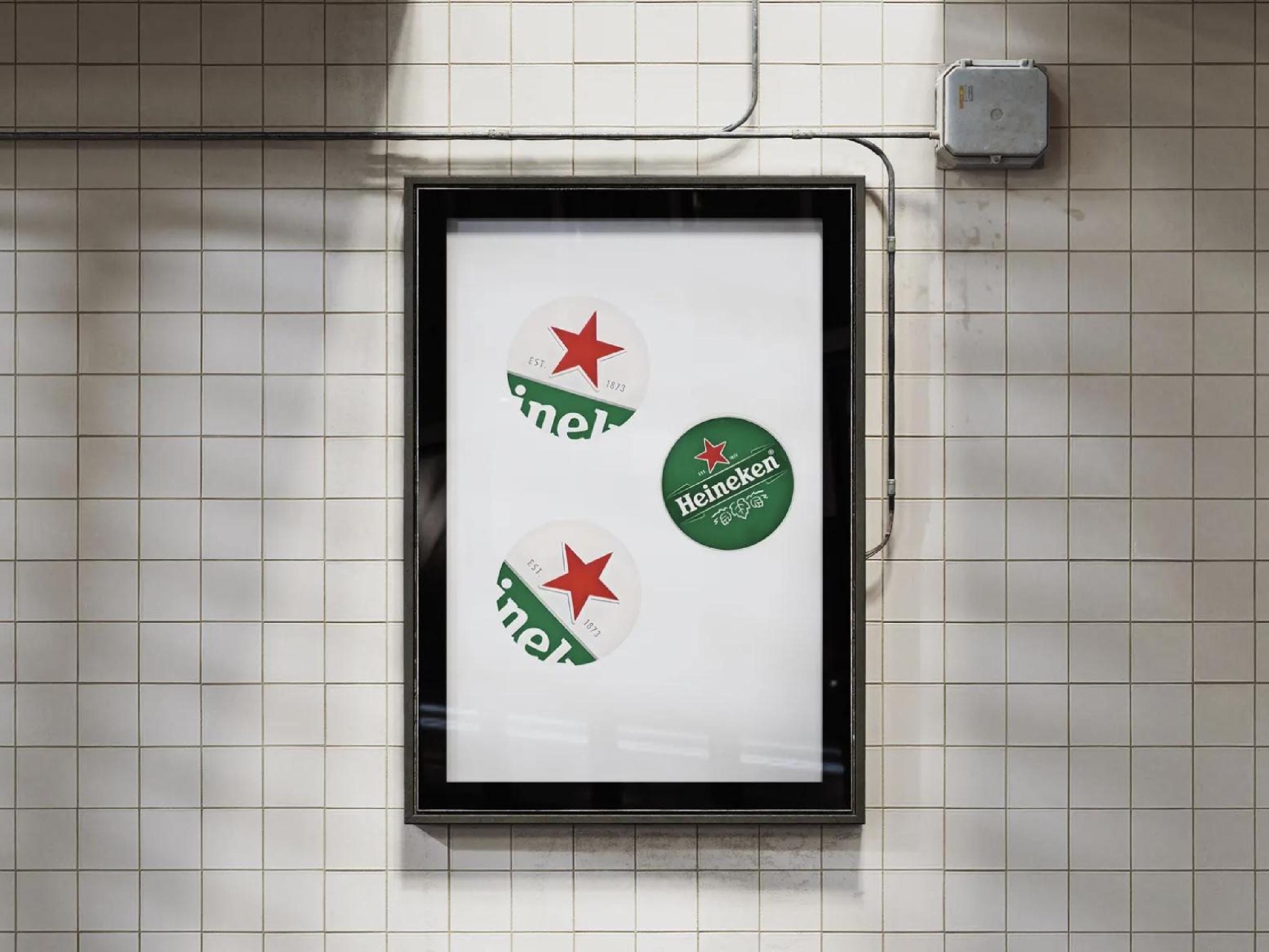 Heineken Bottle Caps Digital Download - Green Beer Wall Art for Man ...