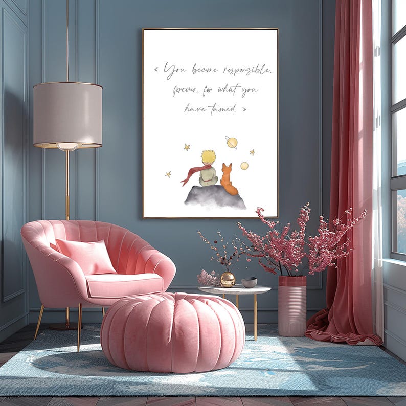 The Little Prince Poster Print, the Little Prince Wall Art, the Little ...