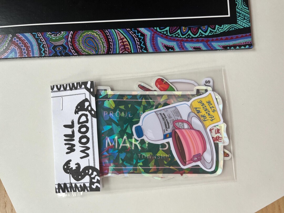 Will Wood Sticker Pack Will Wood and the Tapeworms Band Pack of Die Cut ...