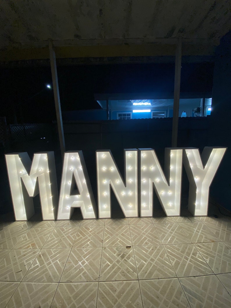 3FT Marquee Letters Numbers 3D Letters Large Light up - Etsy