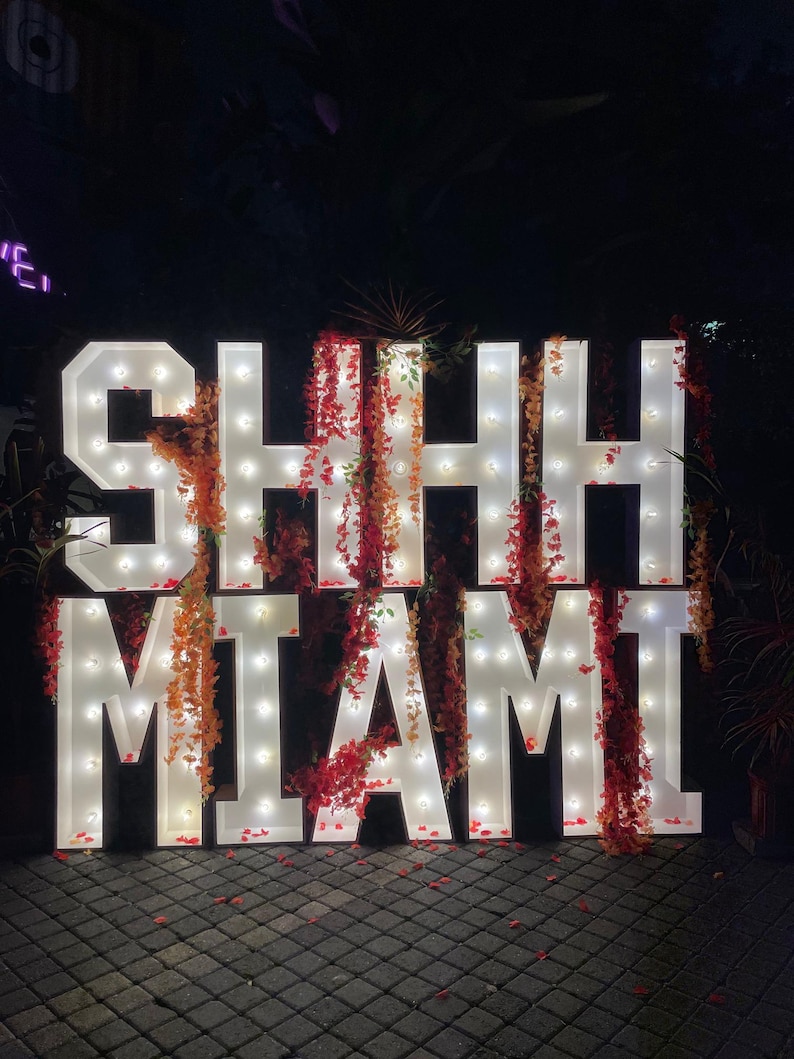3FT Marquee Letters, Numbers | 3D Letters | Large Light up Letters ...