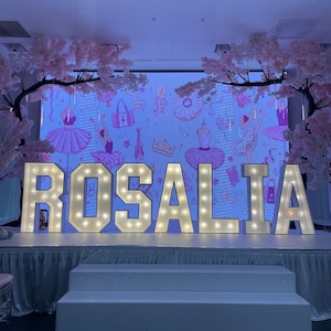 3FT Marquee Letters, Numbers 3D Letters Large Light up Letters Wedding ...