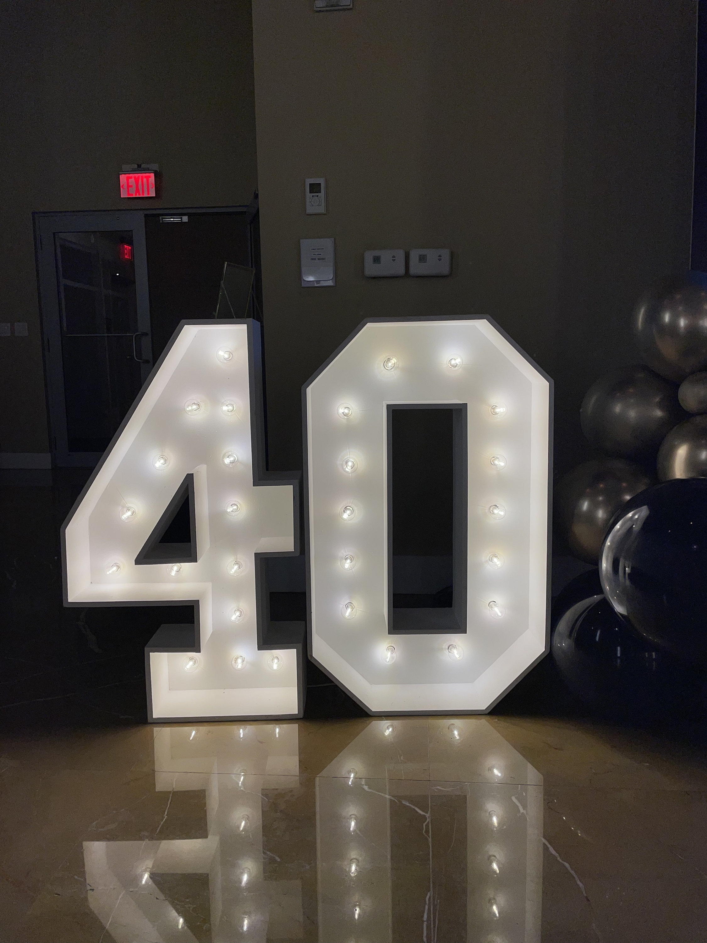 4FT Marquee Letters, Numbers | 3D Letters | Large Light up Letters ...