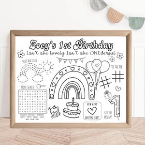 Boho Rainbow Birthday Party Favor | Rainbow Theme Birthday Party ...