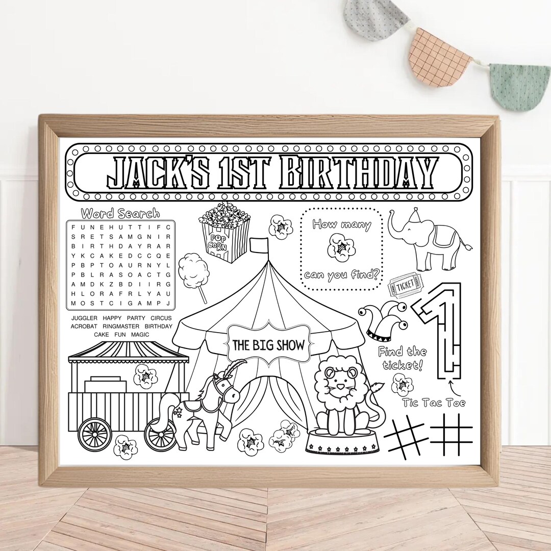 Carnival Circus Birthday Party Favor | Carnival Circus Theme Party ...