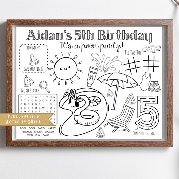 Kids Pool Party - Etsy