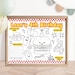 Pizza Party Birthday Theme Activity Sheet | Party Placemat | Pizza ...