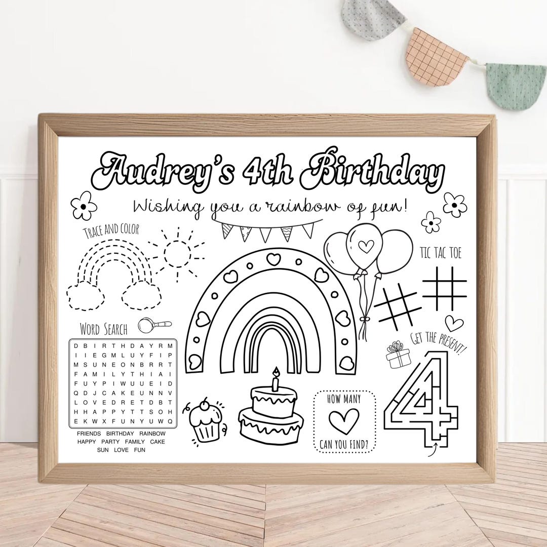 Boho Rainbow Birthday Party Favor | Rainbow Theme Birthday Party ...